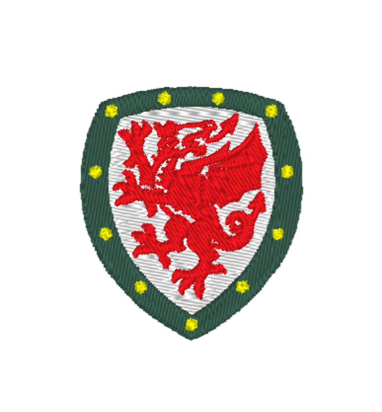 Wales/Cymru Embroidered Patches – Terrace Badger